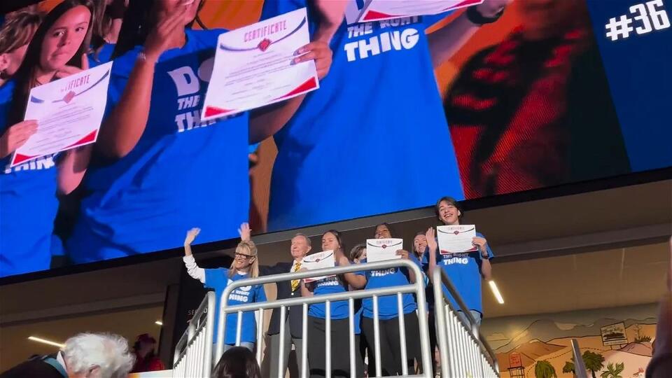 Local students recognized at Firebirds game with ‘Do the Right Thing ...