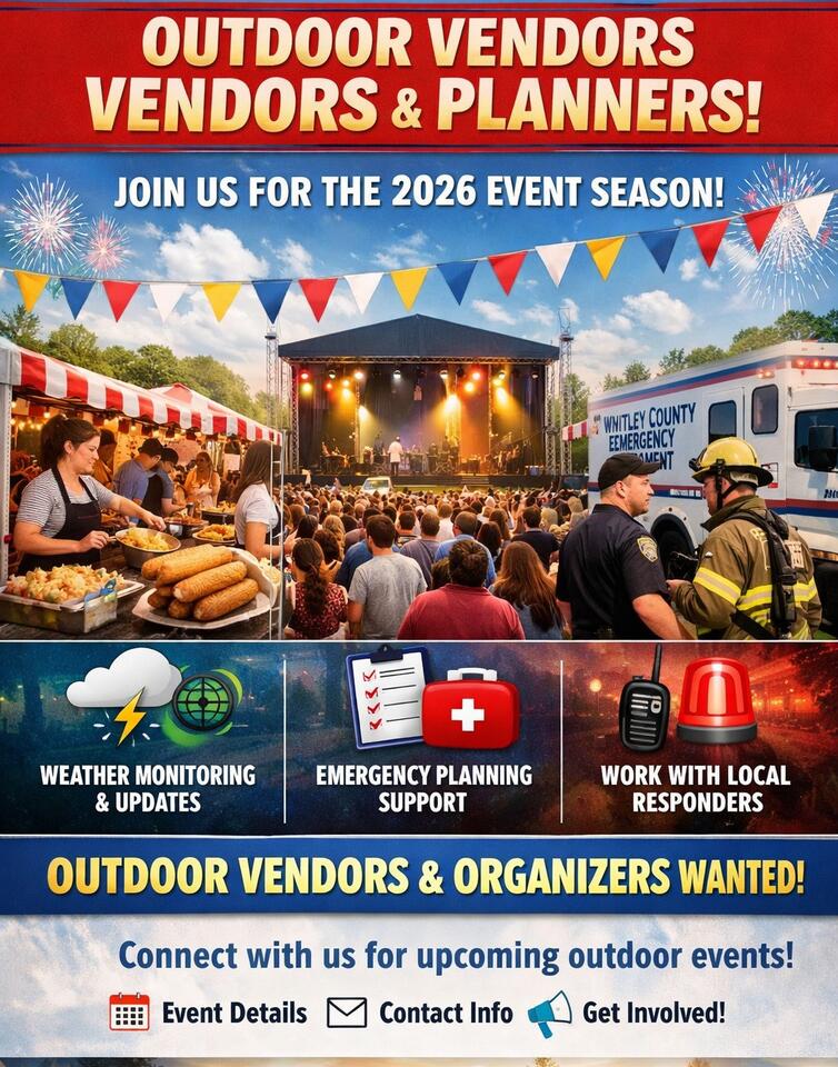 Whitley County Seeks 2026 Outdoor Event Vendors - NewsBreak