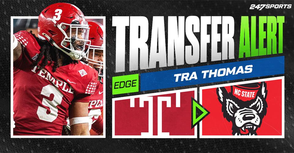 BREAKING: Former Temple EDGE/LB Tra Thomas commits to NC State - NewsBreak