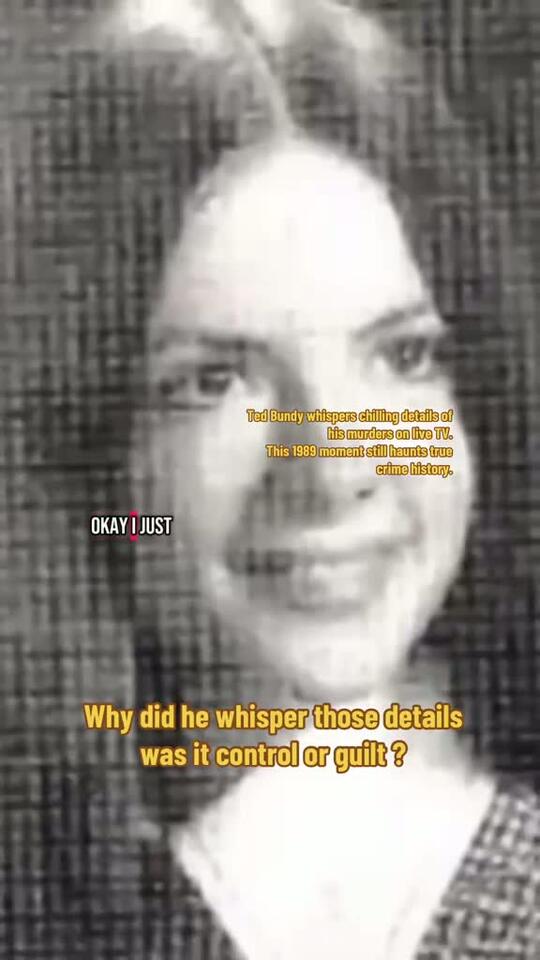 Ted Bundy whispers chilling details of his murders on live TV, this 1989 moment still haunts ...