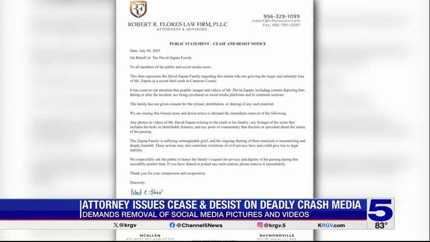 Family demands removal of social media videos depicting death of tow ...