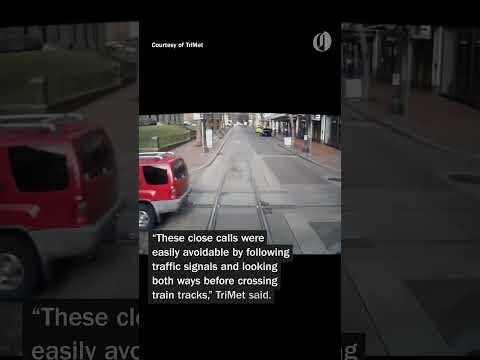 TriMet video of MAX train near-misses goes viral with safety warning ...