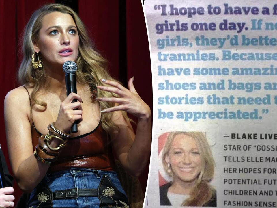 Blake Lively faces backlash for repeatedly using transgender slur in ...