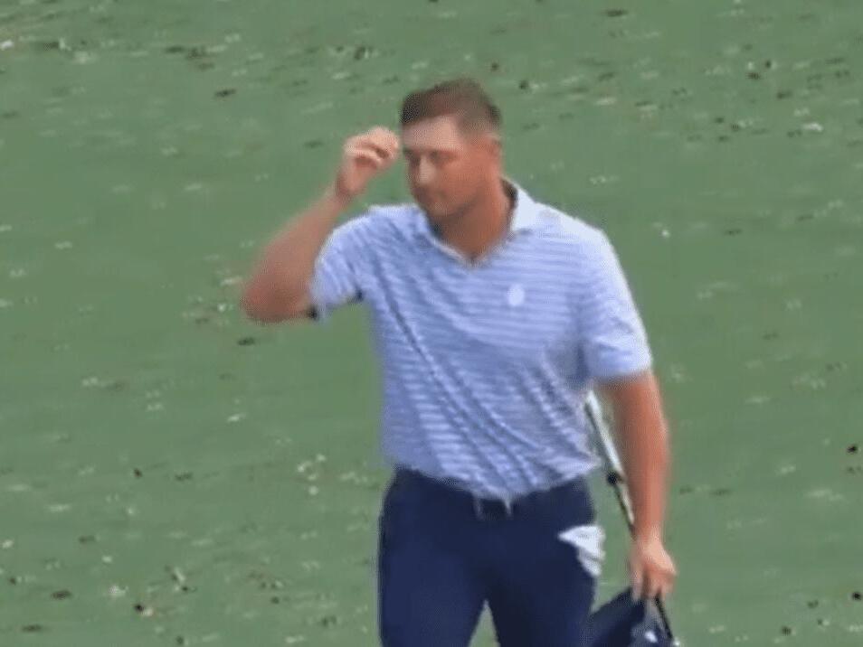 Bryson DeChambeau Punctuated His Masters-Leading Round Of 65 With A ...