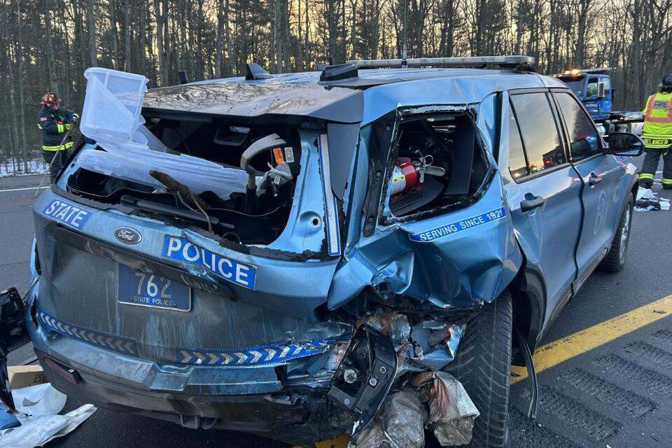 State Police Cruiser Struck During Crash Response on Turnpike - NewsBreak