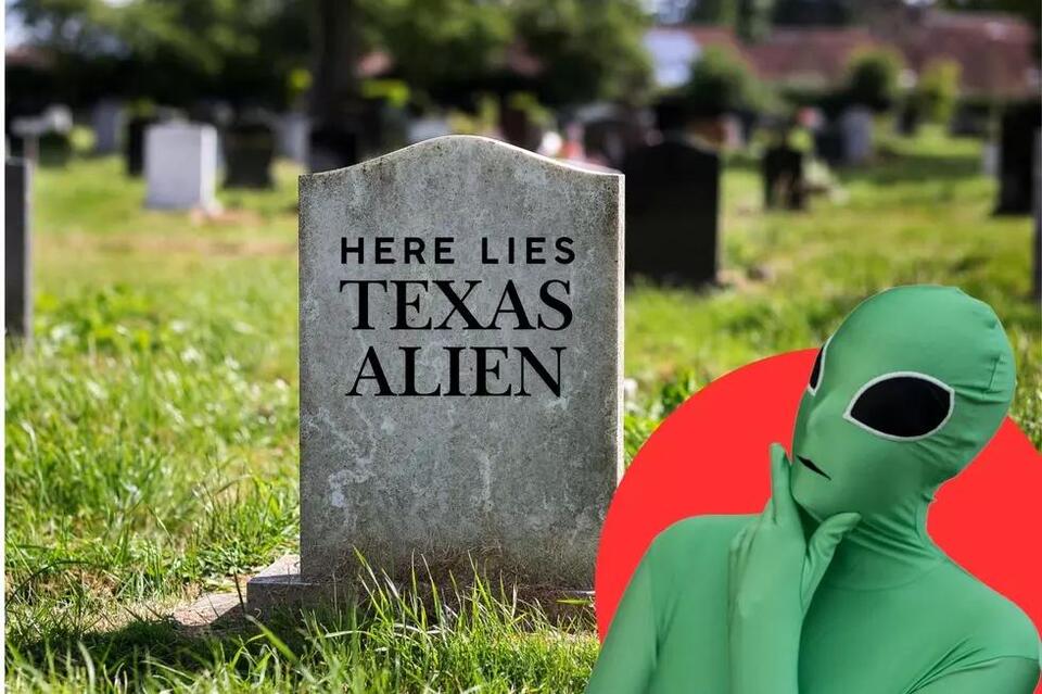 This Texas Cemetery Is Home To A Space Alien