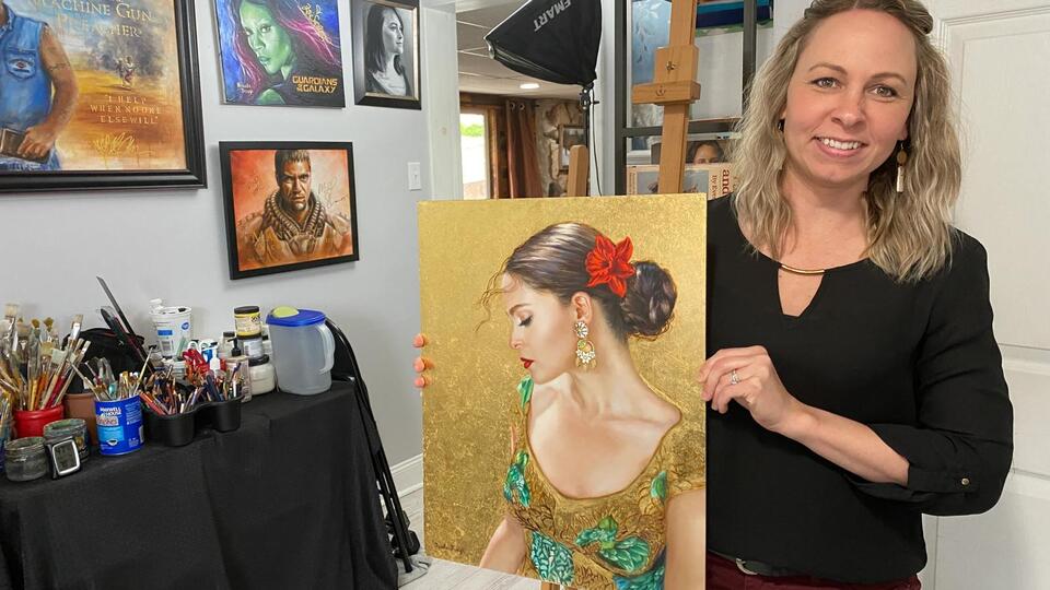 Greencastle artist’s new Portrait for a Cause features Gianna Simone - NewsBreak