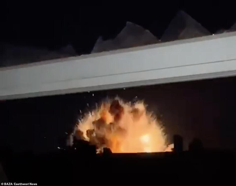 Putin's wrath unleashed: Terrifying moment 'Ukrainian power plant is ...