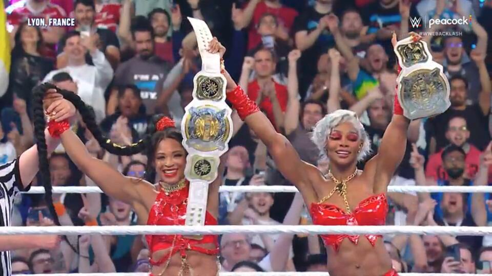 Jade Cargill And Bianca Belair Win WWE Women's Tag Titles At WWE Backlash - NewsBreak