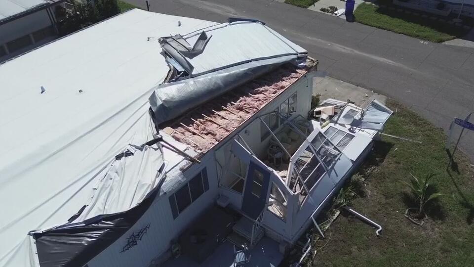 Assessing mobile home damage in Cockroach Bay - NewsBreak