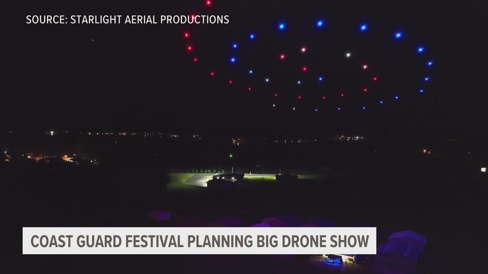 DRONE SHOW | Coast Guard Festival adding drone show for 100th ...