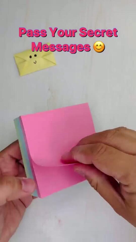 Easy Origami - Post It Envelope viral trending easycraft DIY kidsart ...