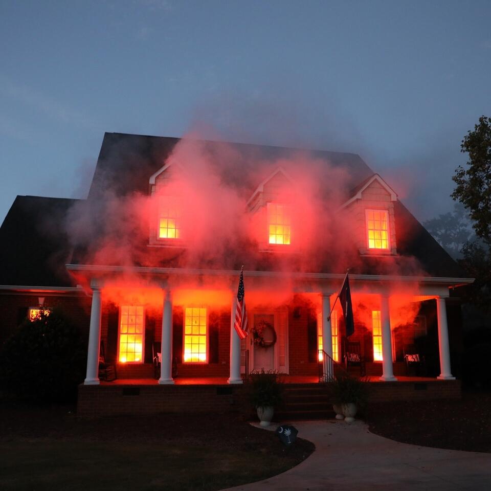 South Carolina’s ‘Fiery’ Halloween House Sparks National Buzz and Fire ...