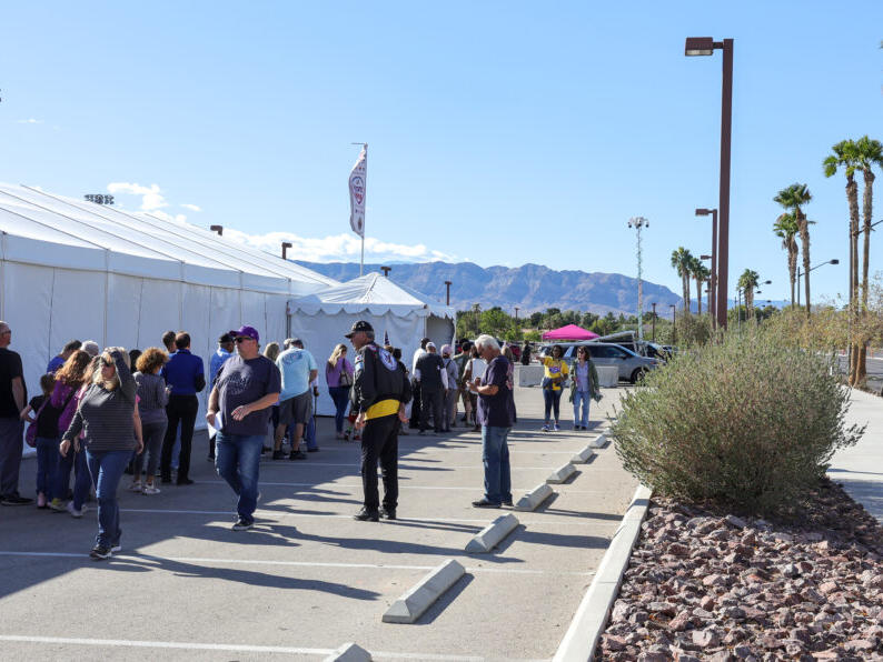First day of Nevada in person early voting bigger than 2020, but ...
