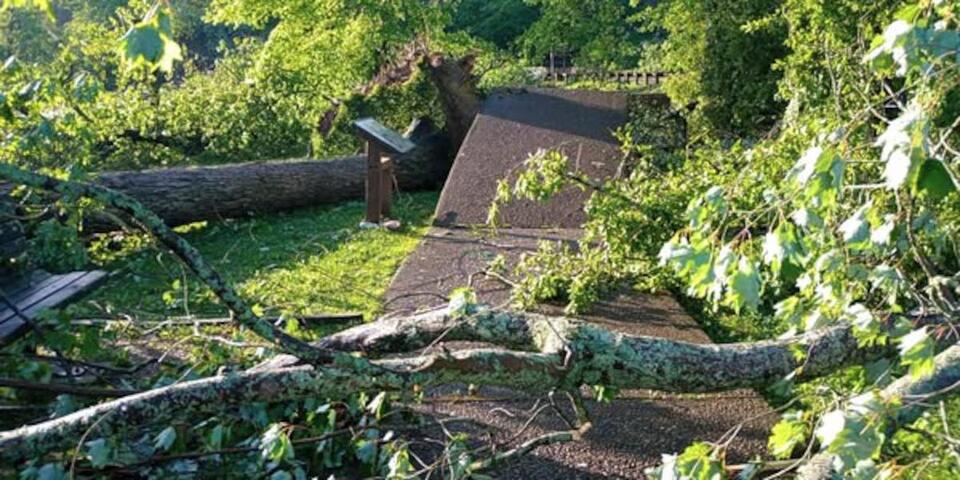 “SUSTAINED A DIRECT HIT”: Levi Jackson Wilderness Road Park damaged ...