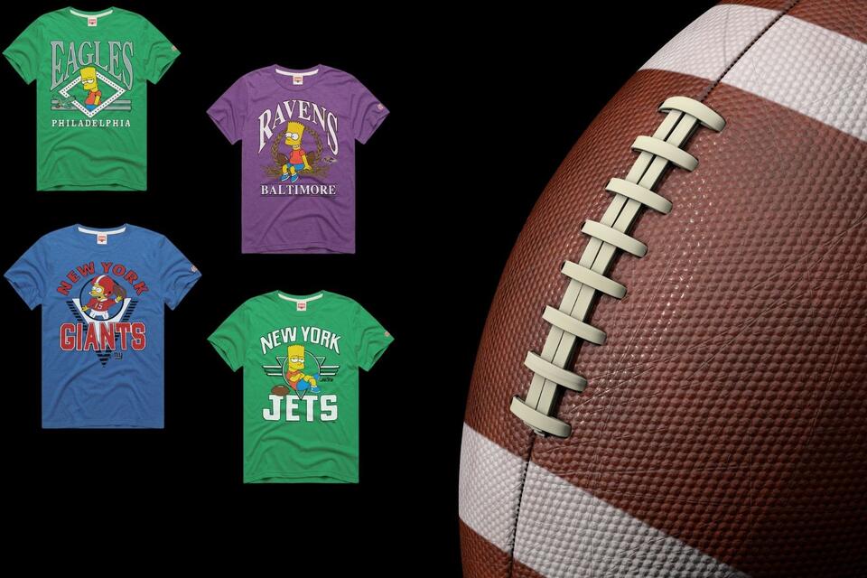 These NFL ‘Simpsons’ mashup T-shirts are a must for NJ fans - NewsBreak
