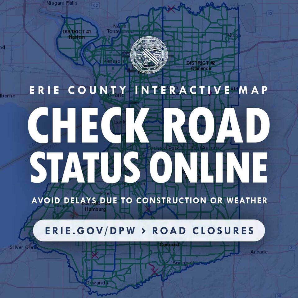 Erie County Offers Live Map of Road Closures - NewsBreak
