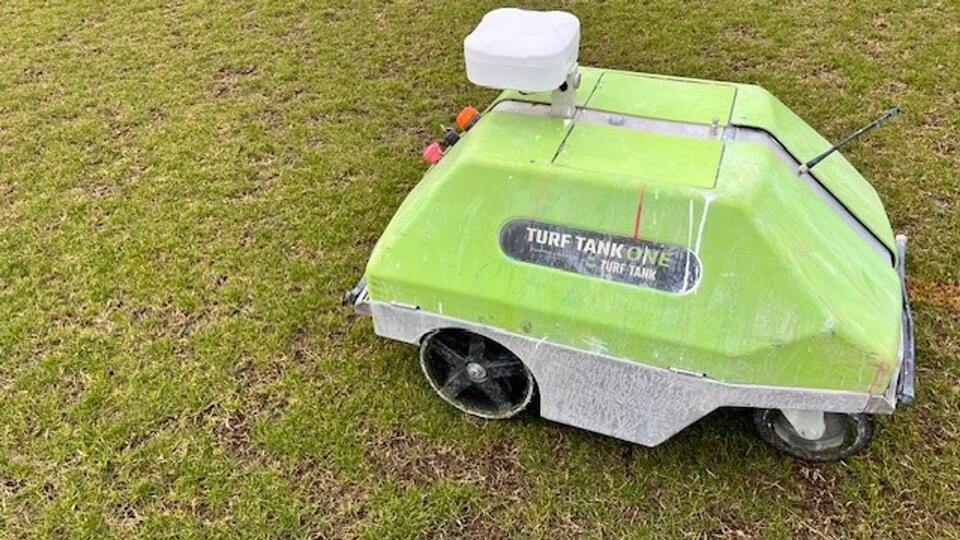 'Turf Tank' robot revolutionizes field painting in Round Rock - NewsBreak