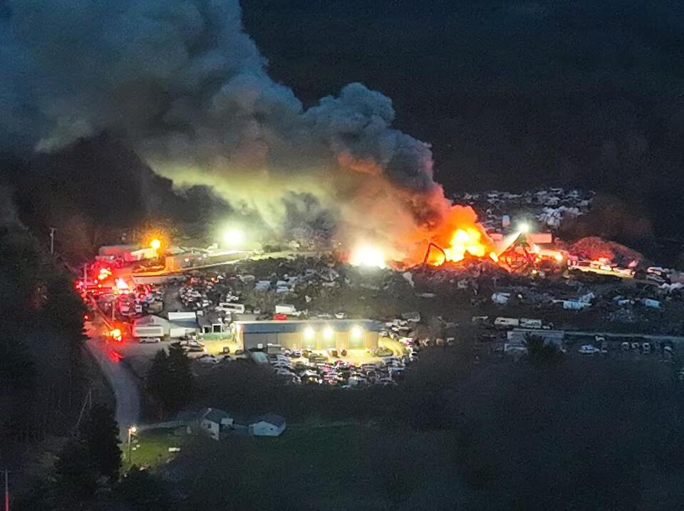 Dover Fire battles large blaze at auto parts shop into early morning ...