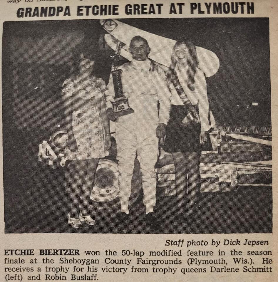 ETCHIE BIERTZER COPS MOD MAIN; WISER CAPTURES TITLE AT PLYMOUTH - NewsBreak