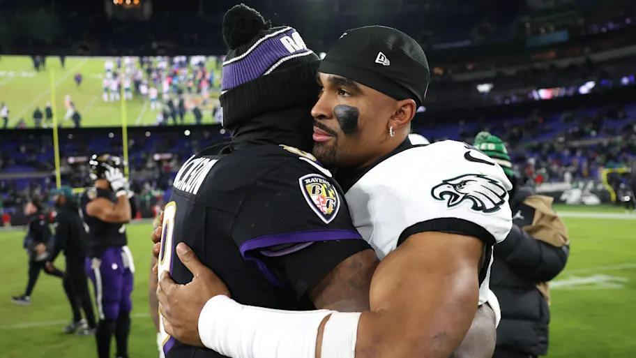 One stat puts to rest Eagles QB Jalen Hurts' elite status over Lamar ...