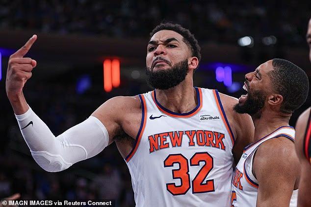 Joyous New York Knicks fans shut down Seventh Avenue in wild scenes ...