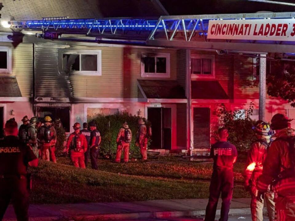 Crews battle fire in Millvale