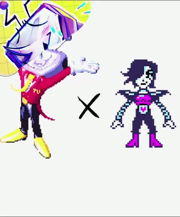 Spamton x Tenna fans, we do not need to fight 😔🤚 #deltarune #mettaton # ...