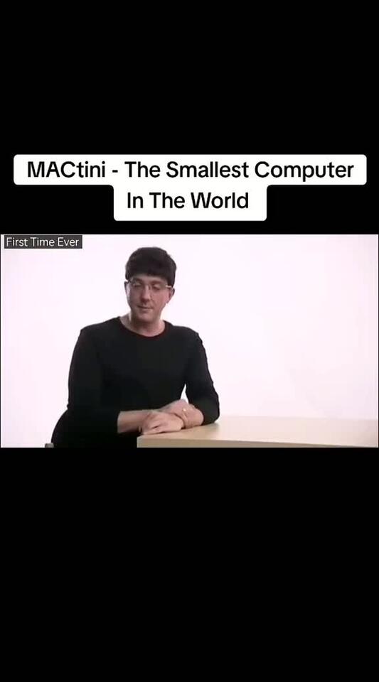 #FirstVideoChallenge MACtini - The Smallest Computer In The World ...