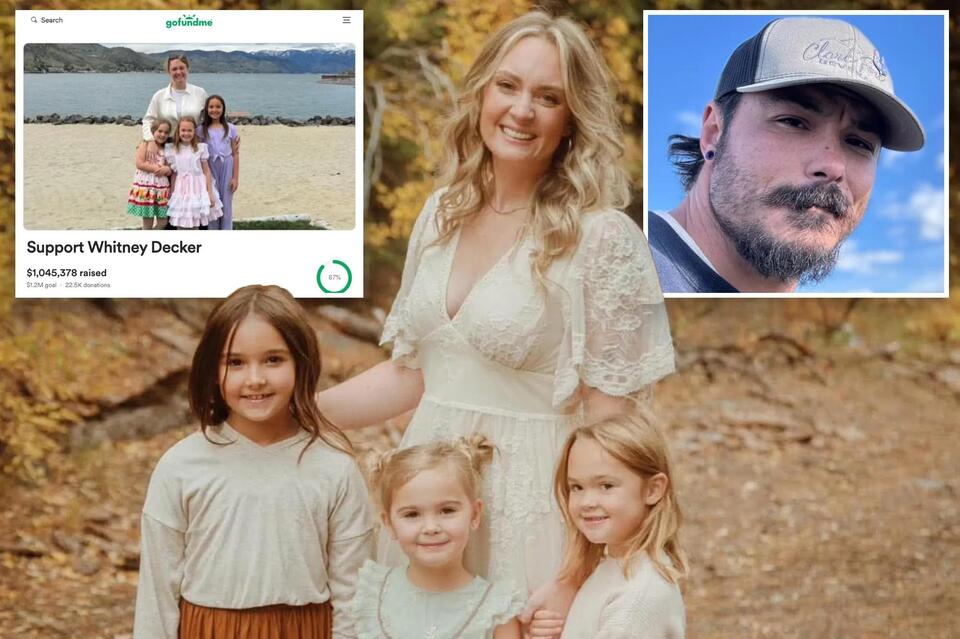 Over $1M raised for Whitney Decker, mother of 3 girls allegedly killed ...
