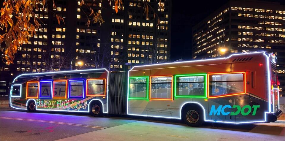 MCDOT Flash Lights Holiday Buses Return to U.S. 29 Corridor - NewsBreak