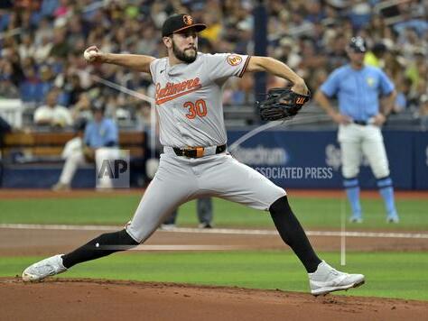 Rodriguez takes perfect game into the 6th, Rutschman has slam and ...