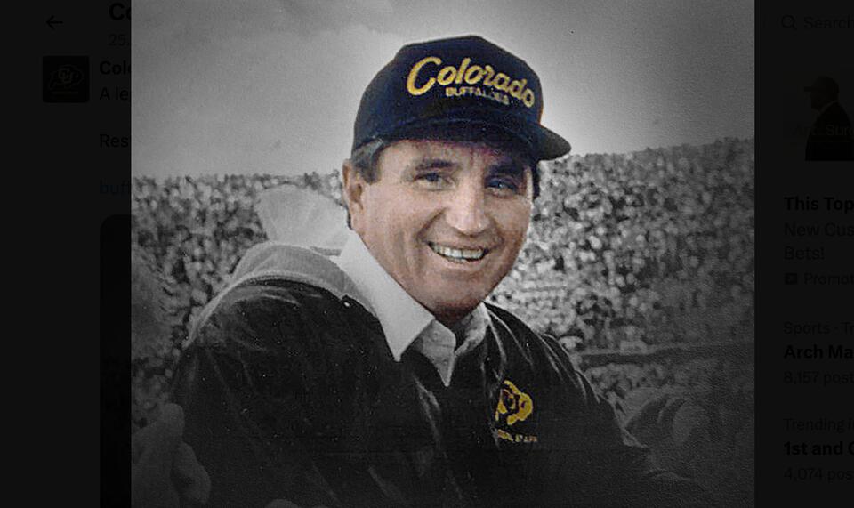 Bill McCartney, who coached Colorado to its only football national ...