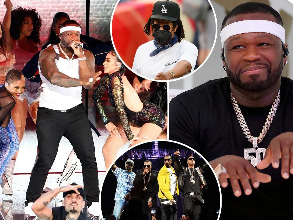50 Cent claims Jay-Z tried to exclude him from 2022 Super Bowl halftime show — and takes dig at ...
