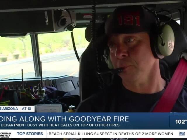 ABC15 takes a ride-along with Goodyear Fire Department amid extreme ...