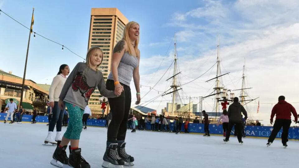 SUN: Baltimore’s Inner Harbor Ice Rink announces opening date, schedule ...