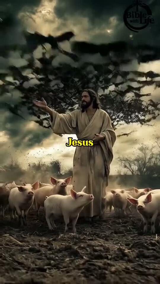 🐖 Why Did Jesus Send Demons into Pigs? 👀 One of the most mysterious ...
