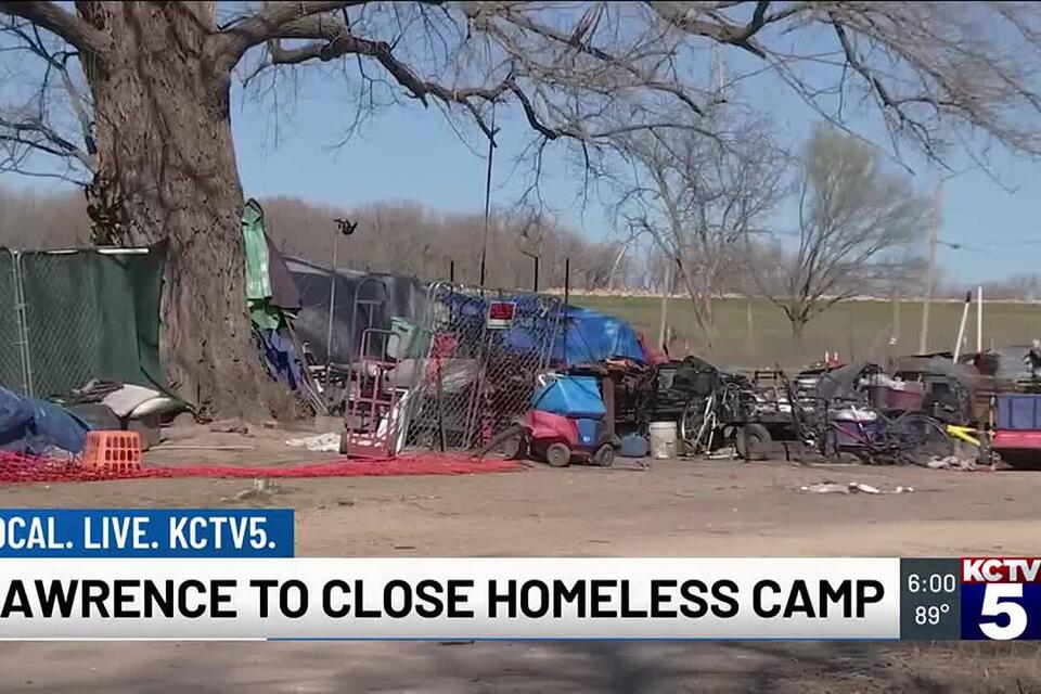 Lawrence to close homeless camp - NewsBreak