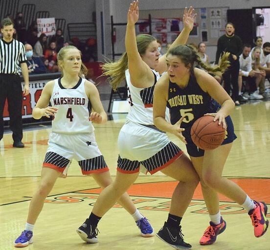 Wausau West girls basketball clinches share of Valley title with win ...