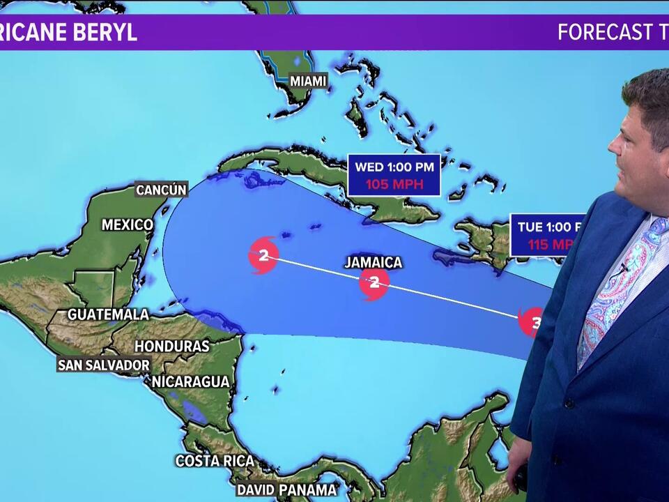Hurricane Beryl | Full breakdown and the latest track of the storm
