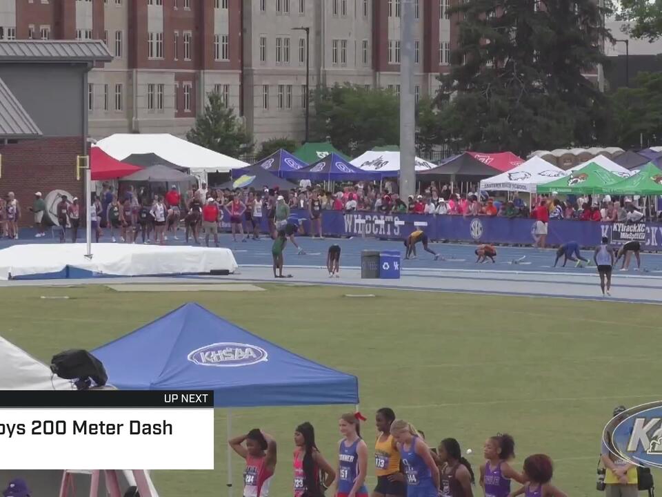 High School Boys' 200m 3A