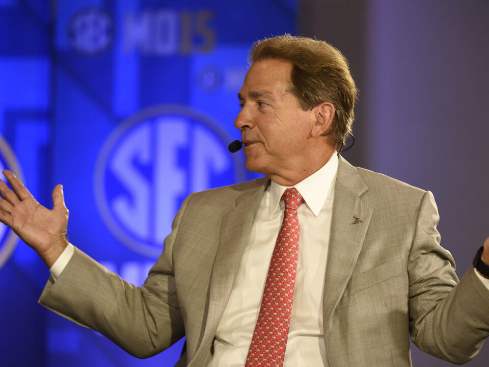On His First College GameDay, Nick Saban Throws Out a Challenge to Dan ...