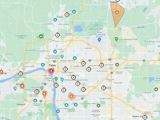 PSO: Thousands without power across Tulsa metro
