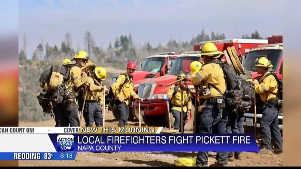 More North State fire crews provide mutual aid at Pickett Fire in Napa ...