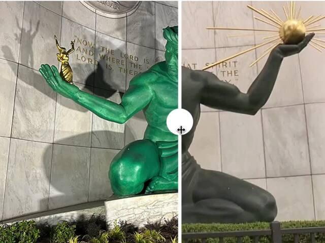 The Spirit of Detroit restoration is complete. See before-and-after ...