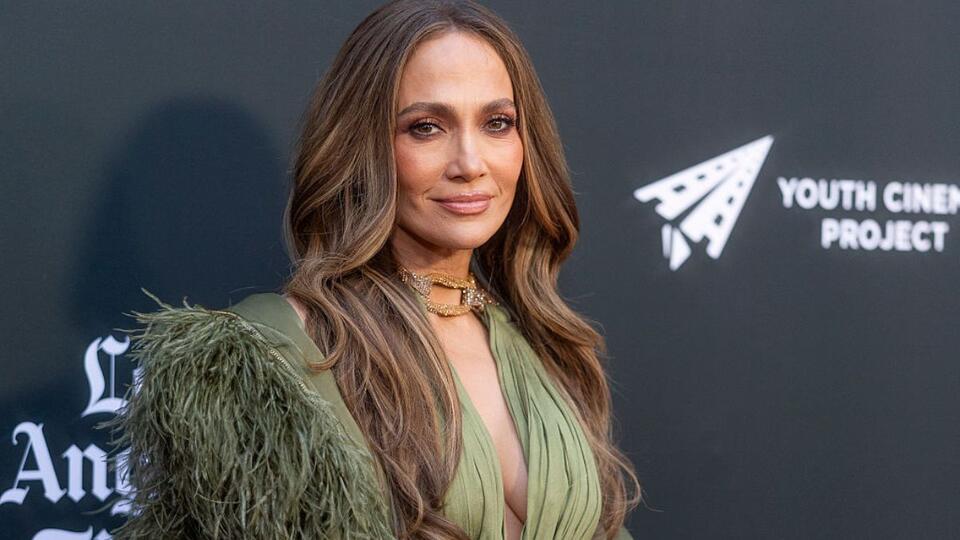 Jennifer Lopez Wears a Plunging Dress With So Many Cut-Outs It’s Barely ...
