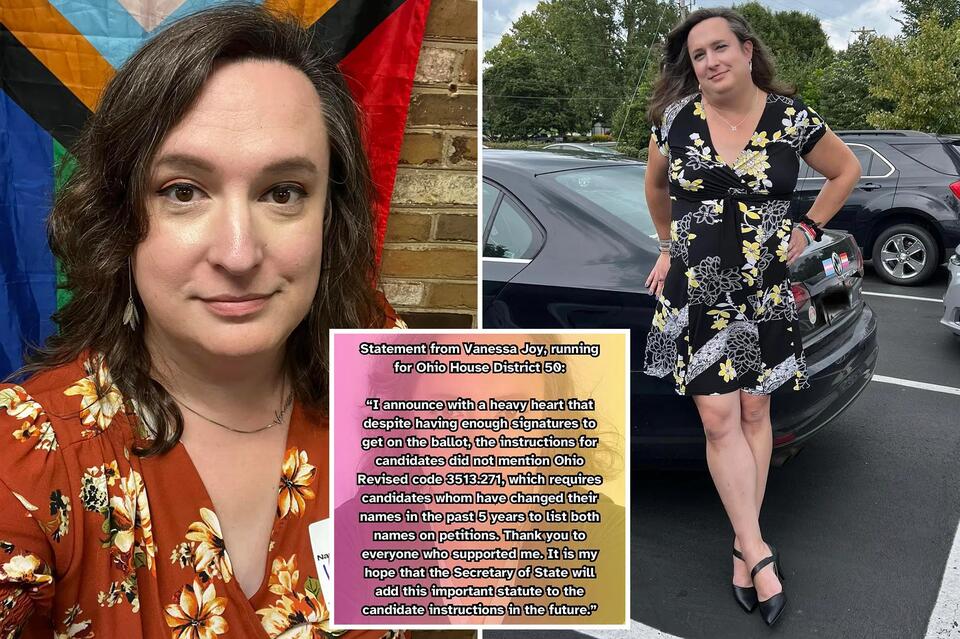 Transgender candidate in Ohio disqualified from state ballot for ...