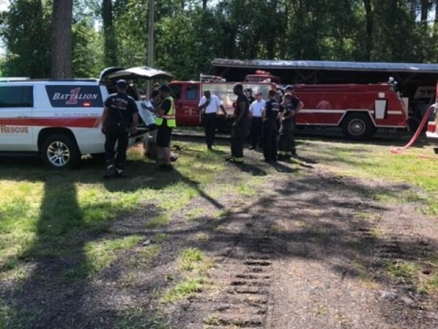 Suffolk Firefighters respond to brush fire in Deer Path Road area ...