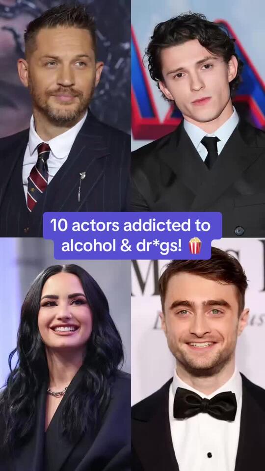 10 actors addicted to alcohol & substances! 🍿 #actors #movie #series # ...