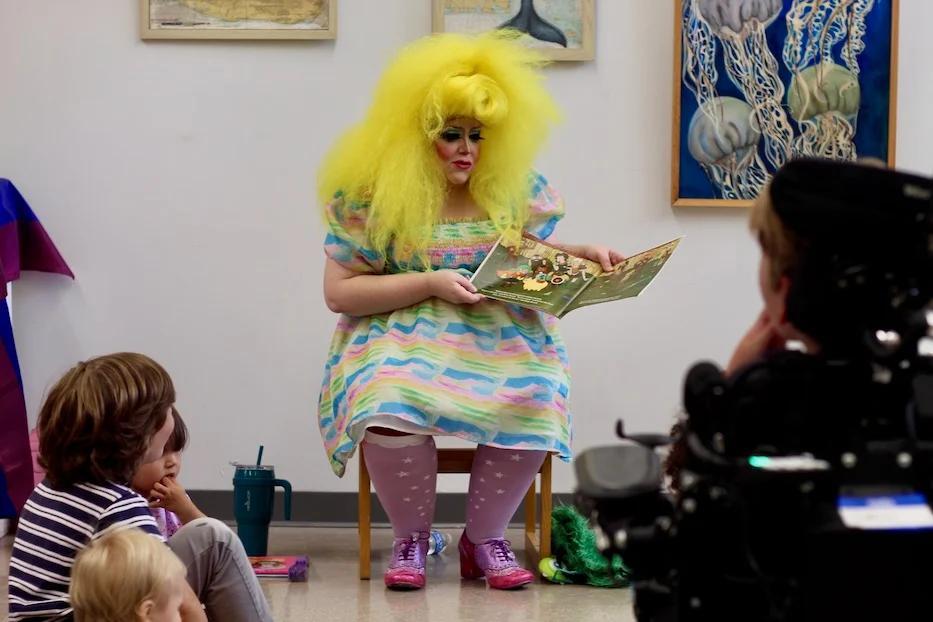 Drag Artist Story Hour Springs To Life At Mitchell Library - NewsBreak